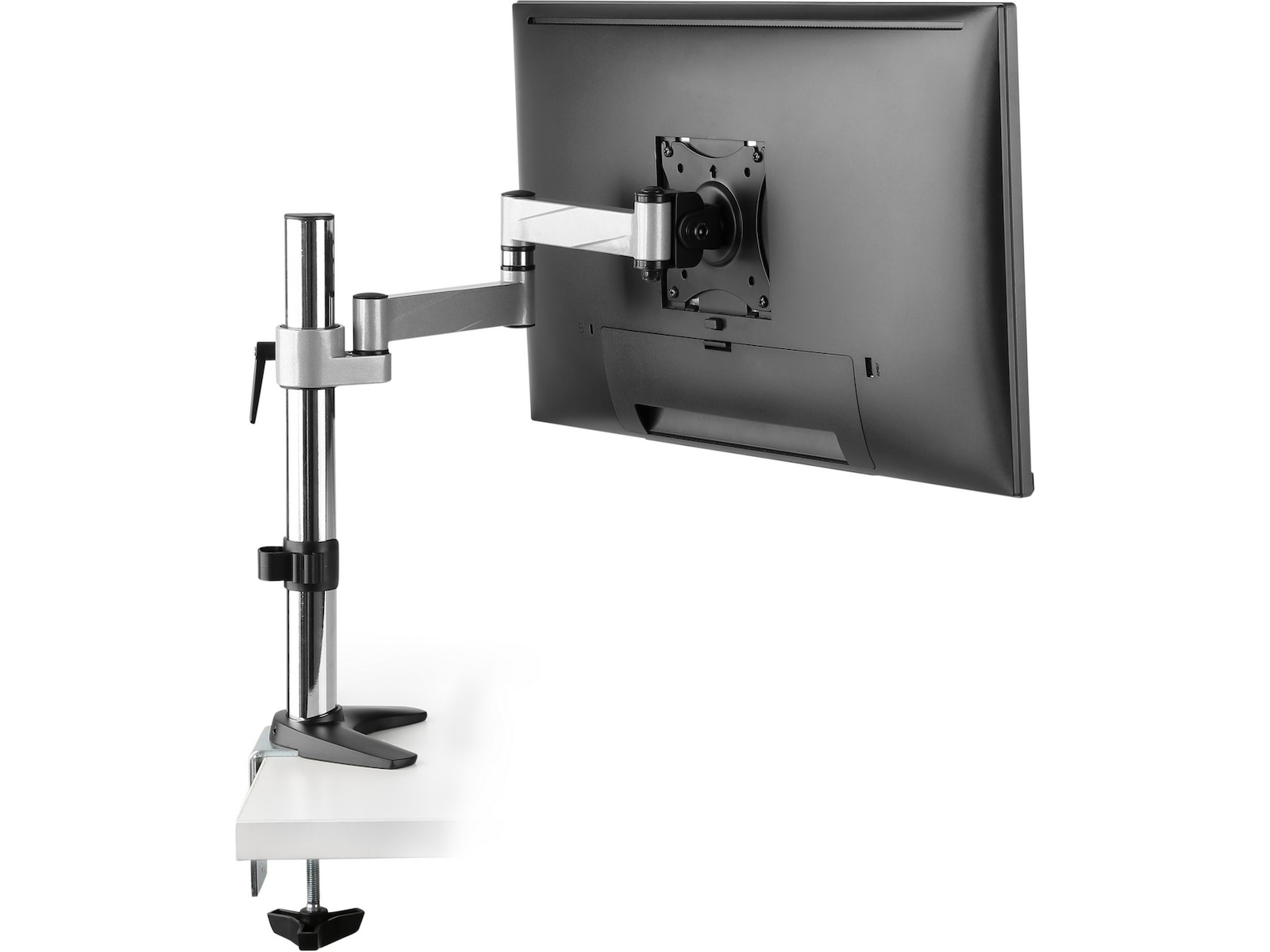 iiglo Pole Single Monitor Arm Silver - KomplettFöretag.se