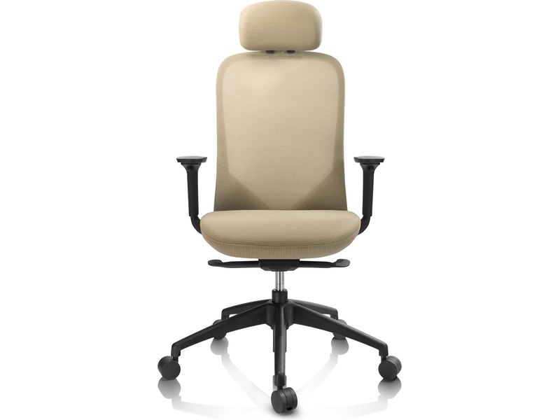 Ergonomisk kontorsstol design beige | KomplettFöretag.se