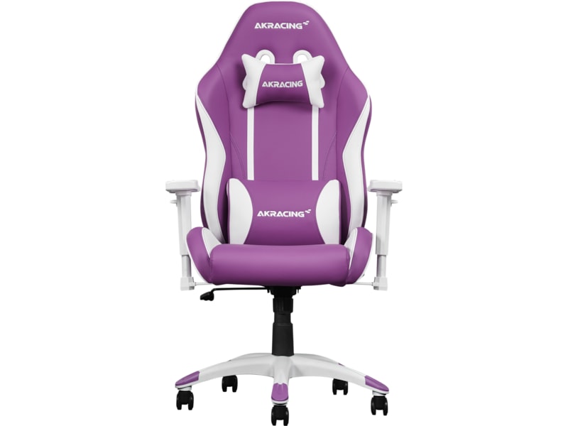 AKRacing California gamingstol vit/lila | KomplettFöretag.se