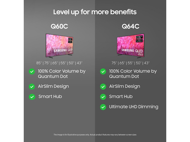 Samsung 85" Q60C QLED 4K TQ85Q60C | KomplettFöretag.se