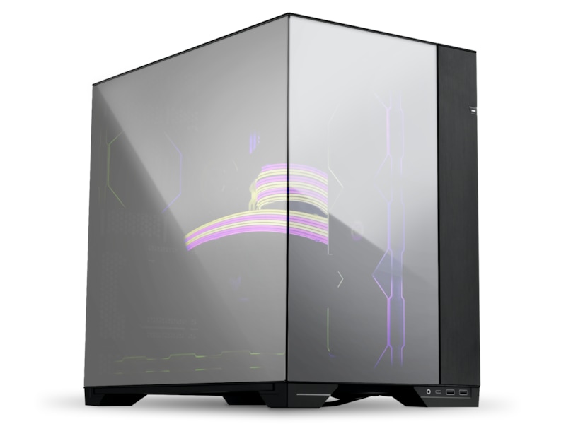 Lian Li O11 Vision Mid Tower (chrome) - KomplettFöretag.se