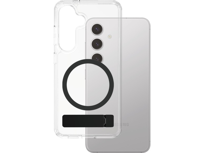 PanzerGlass CARE Galaxy S25 Kickstand Case skal (transparent/svart ...