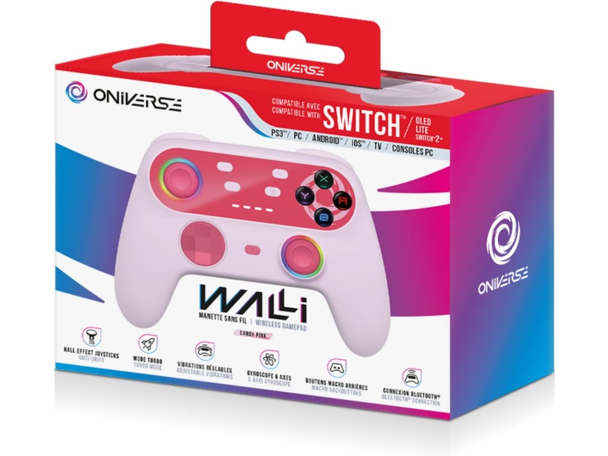 Oniverse Walli Nintendo Switch 2 trådlös handkontroll (retrogrå ...